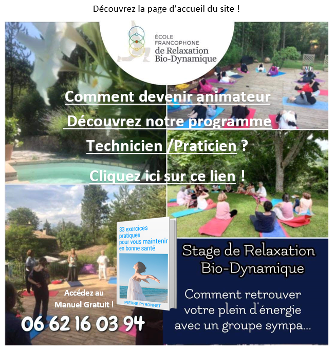 La relaxation bio-dynamique : Les bienfaits de cette pratique